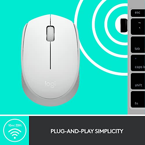MOUSE LOGITECH M170 INALAMBRICO COLOR BLANCO | INFORMATIC JOBS